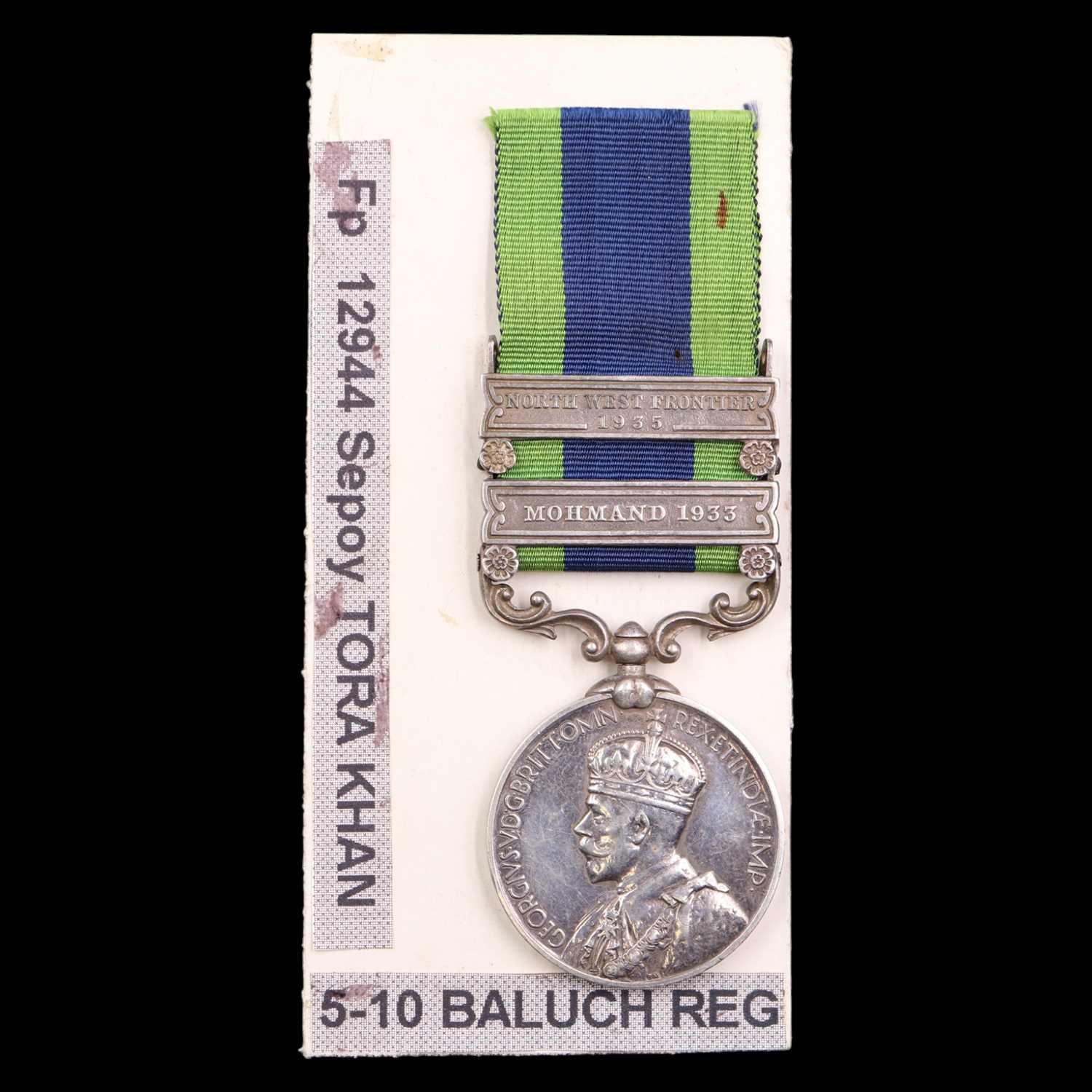 Lot 138 - An India General Service medal with 2 clasps