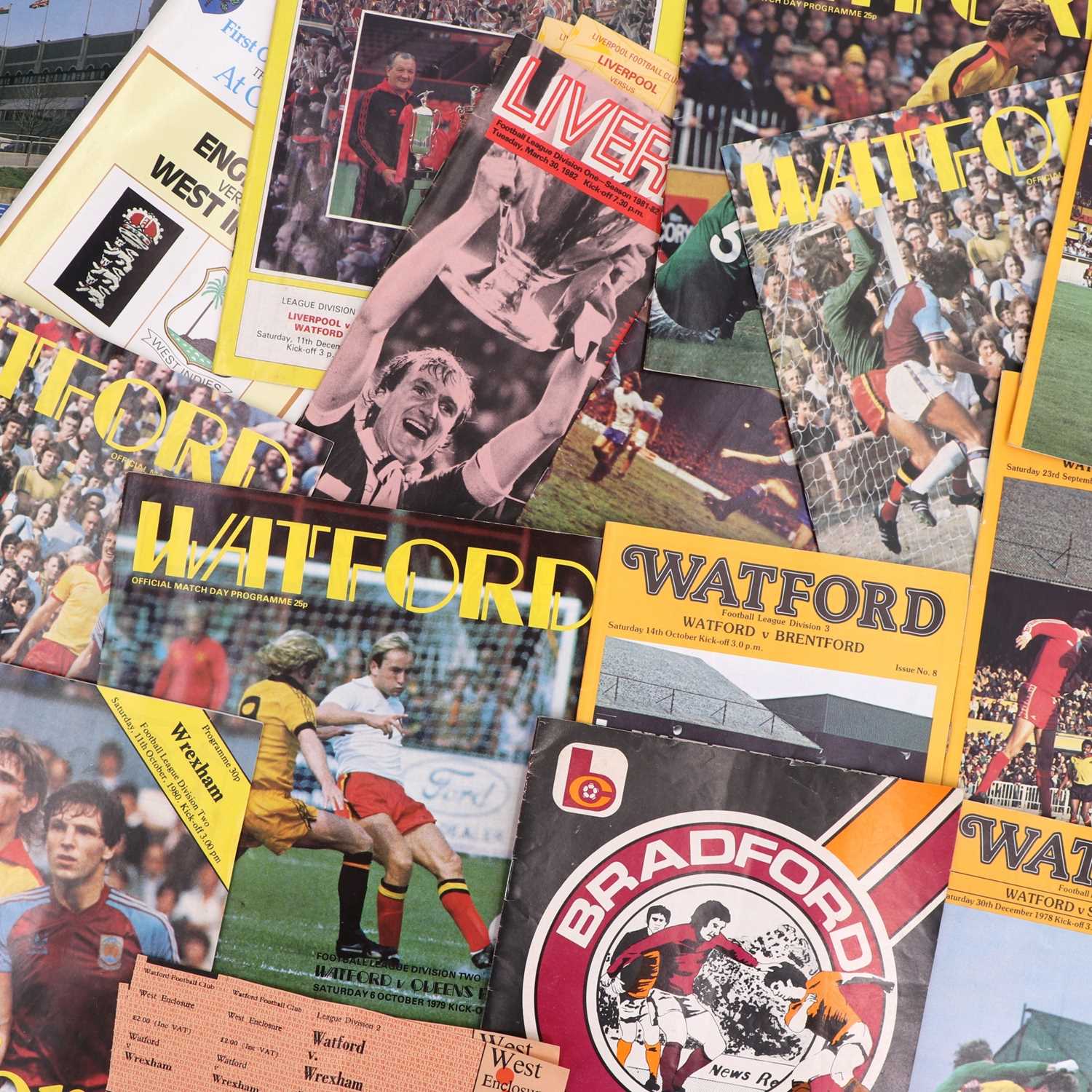 Lot 497 - A small group of 1970s football match day