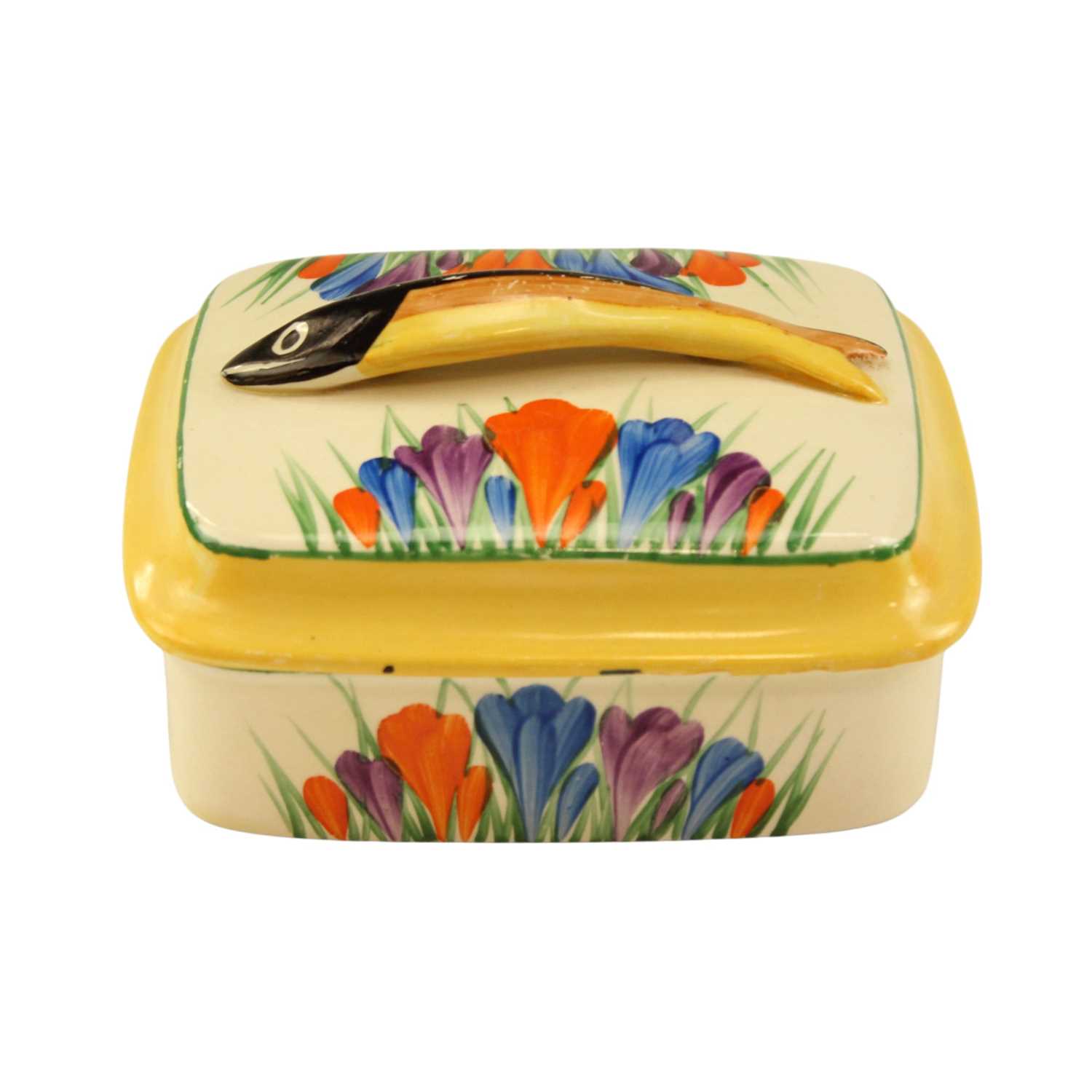 Lot 1072 - A 1930s Clarice Cliff "Crocus" pattern