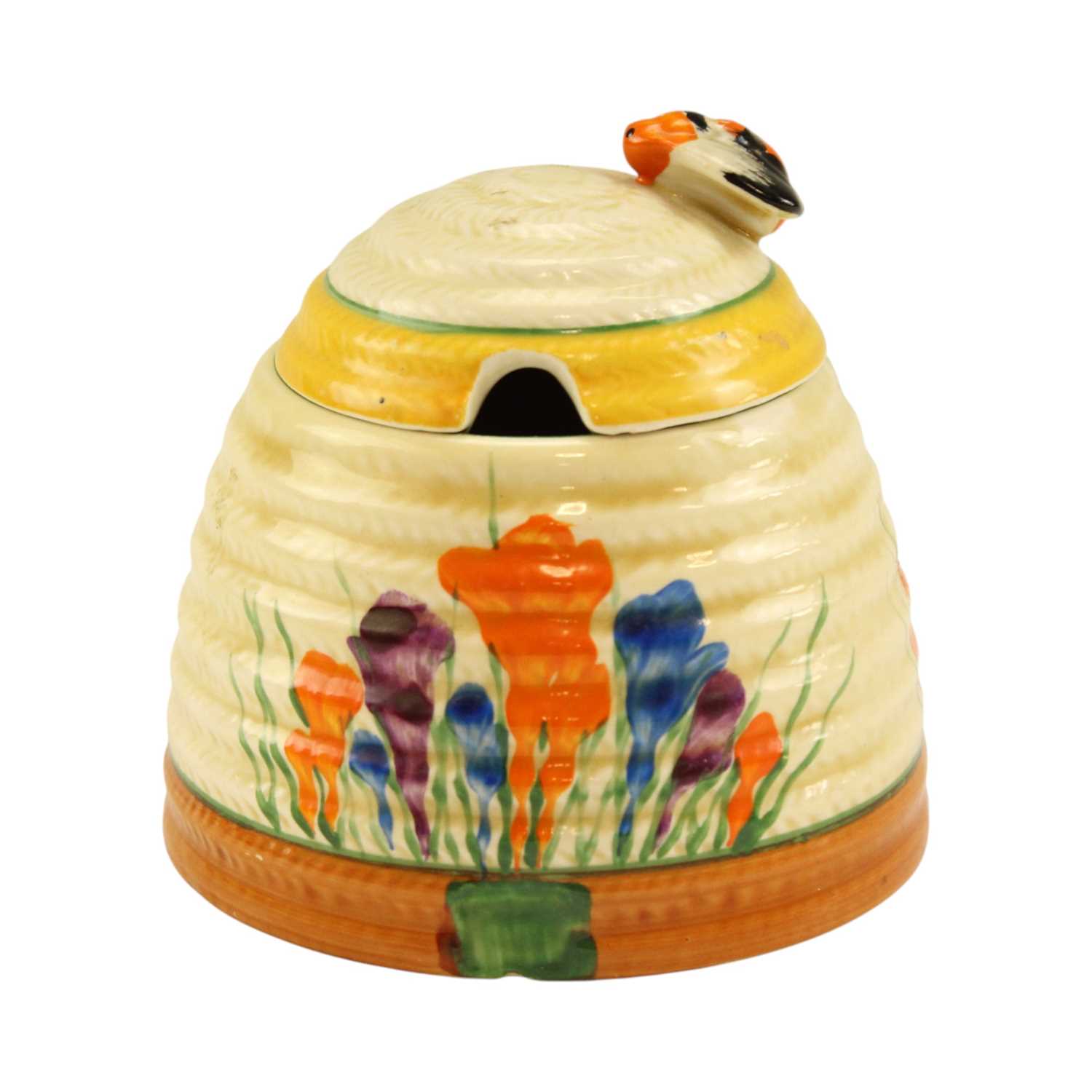 Lot 1073 - A 1930s Clarice Cliff "Crocus" pattern