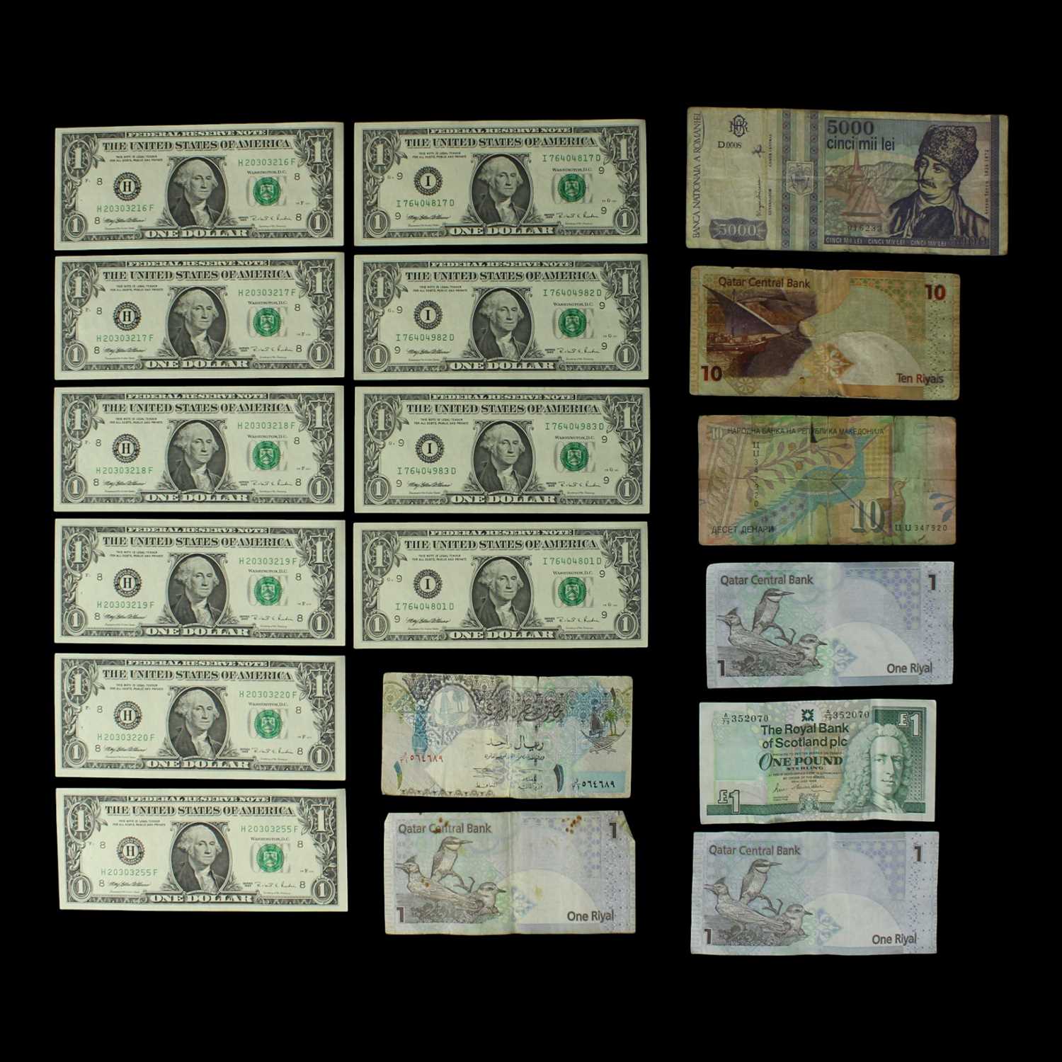 Lot 501 - A small quantity of world banknotes
